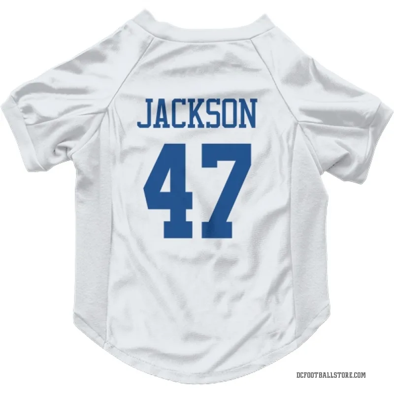 Storey Jackson White Dallas Cowboys Cat & Dog Pet Jersey - Cowboys Store